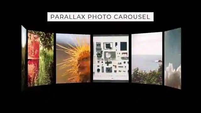 Parallax Photo Carousel Using Html Css Js